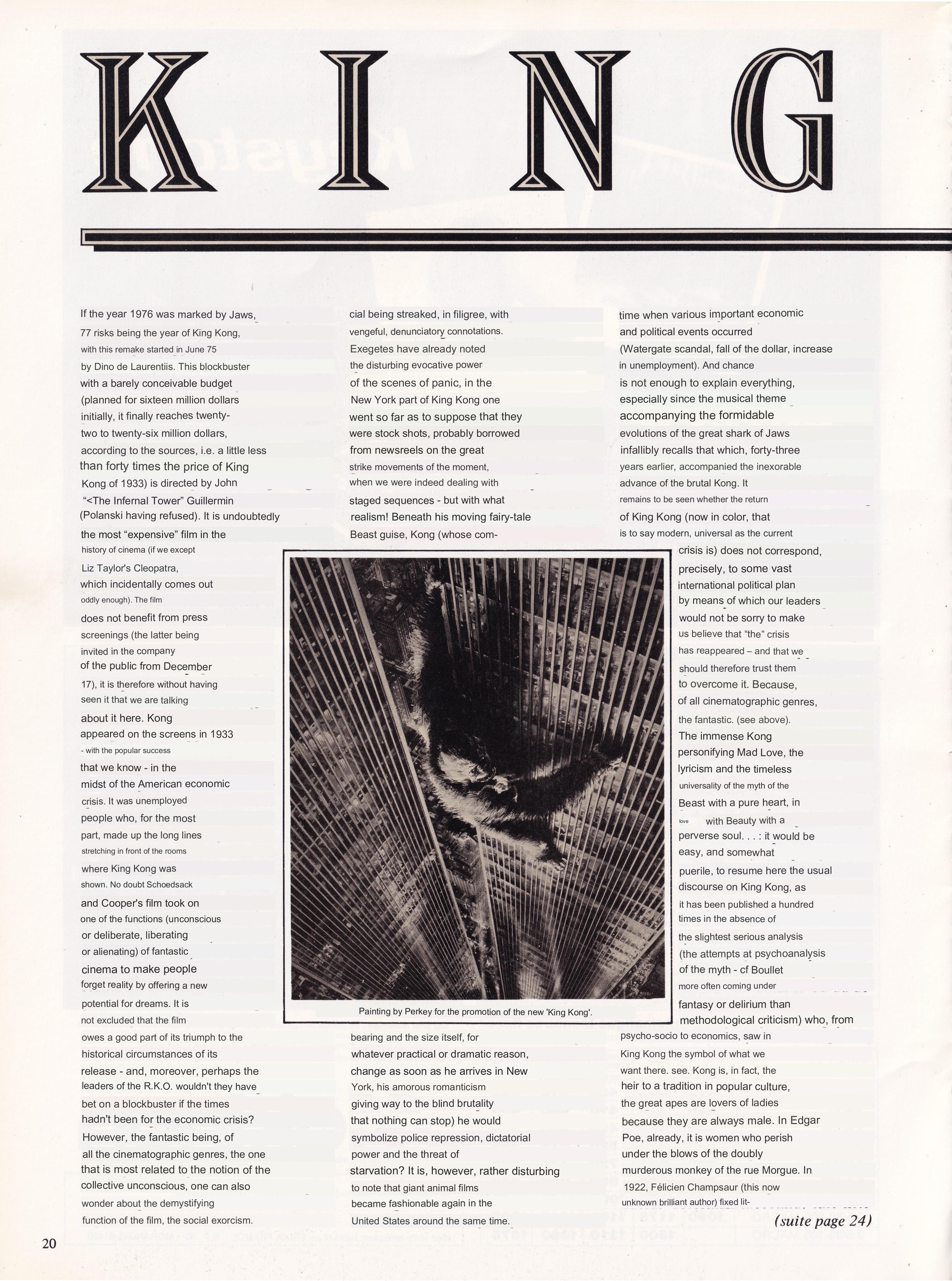 Zoom January 1977 French Magazine